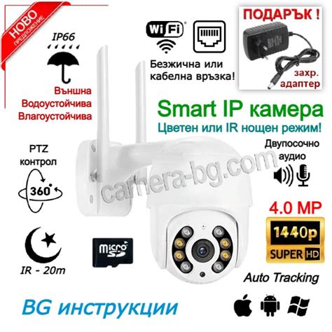 Безжични Wifi камери Камера БГ