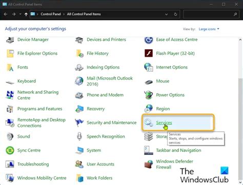 Services Msc Windows 10