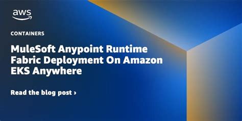 Mahdi Sajjadpour On Linkedin Mulesoft Anypoint Runtime Fabric Deployment On Amazon Eks Anywhere