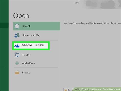 3 Ways To Unshare An Excel Workbook WikiHow