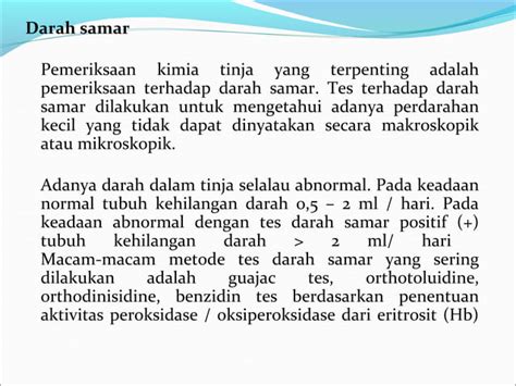 Pemeriksaan Faeses Ppt