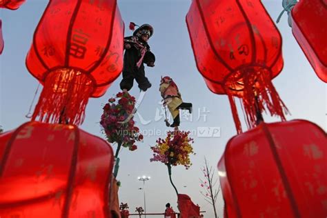 安徽淮南非遗迎新春 人民图片网