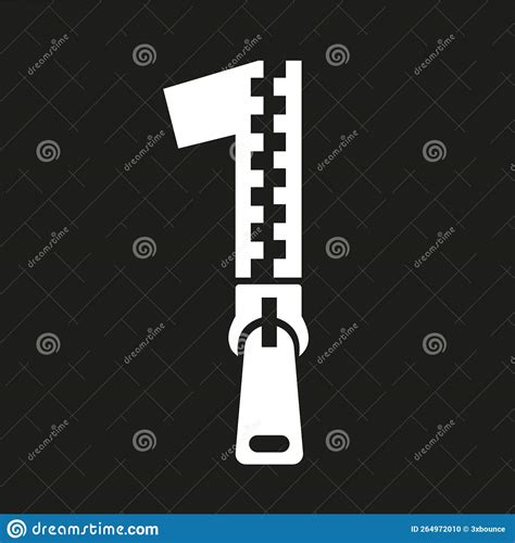 Initial Letter 1 Zipper Logo For Fashion Cloth Embroidery And Textile Symbol Identity Vector