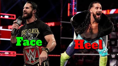 Every Face And Heel Turn Of Seth Freakin Rollins Youtube