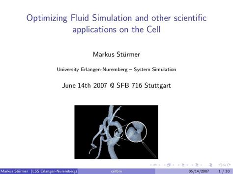 Pdf Optimizing Fluid Simulation And Other Scientiﬁc Outline 1
