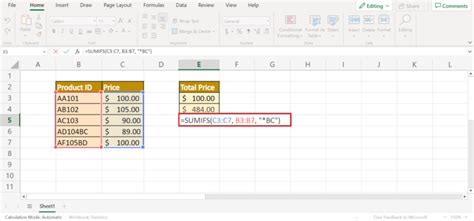 How To Use Wildcard In SUMIFS Function In Excel Sheetaki