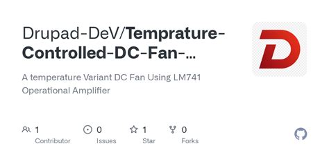 Github Drupad Devtemprature Controlled Dc Fan Using Lm741 A