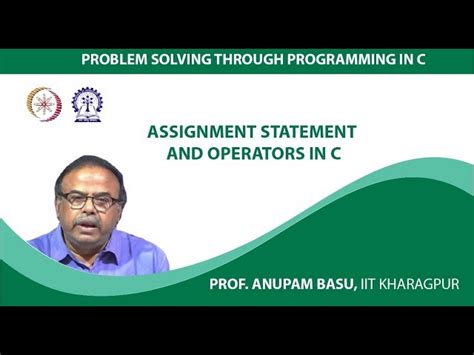 Understanding Assignment Statements And Operators In C Programming