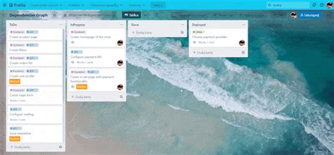 Dependencies Graph Power Up Trello