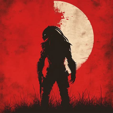 Yautja The Predator 2d Art Hueforge By Mnm974 Makerworld