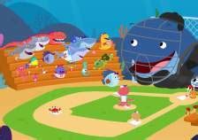 Finny The Shark Music Videos Take Me Out To The Ball Game