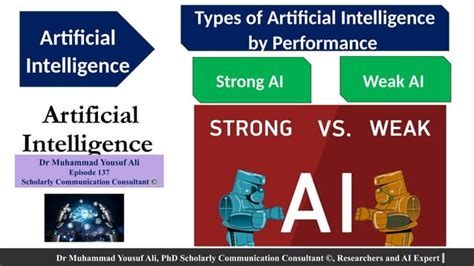 Artificial Intelligence Types Weak Ai Vs Strong Ai Ani Agi Asi Pptx