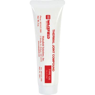Wakefield 120 5 Thermal Grease Tube 5 Oz 148ml White Silicone