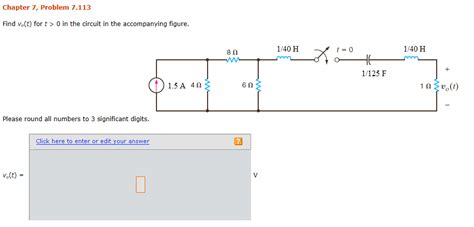 Solved Chapter Problem Find Vo T For T O In The Chegg