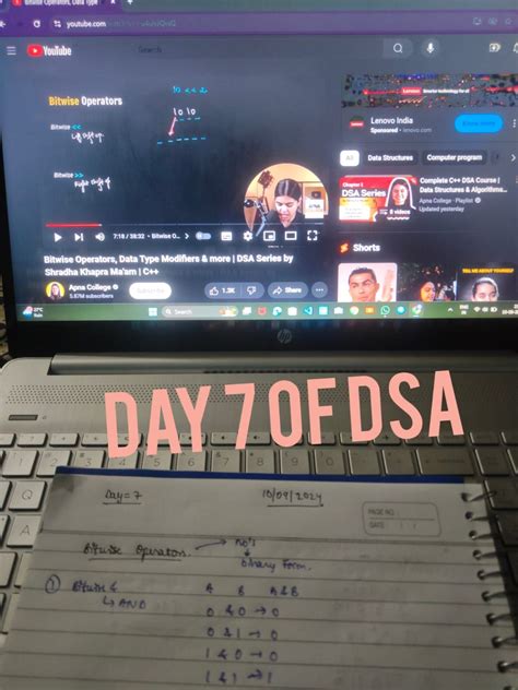 Tulsi Datt Saraswat On Linkedin Dsa Bitwiseoperators