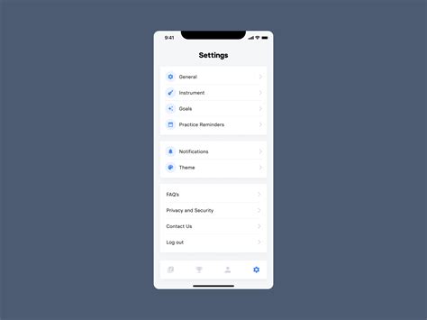 Daily UI Settings By Estepheny Abreu On Dribbble
