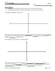 Graphs Of The Sine And Cosine Functions Understanding Vertical Course Hero