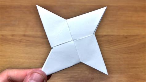 How To Make A Paper Ninja Star Shuriken Origami Youtube