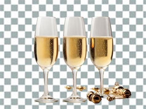 Premium Psd Toasting Champagne Glasses
