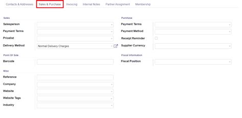 Odoo 15 Contacts Module Odoo V15 Community Edition Book