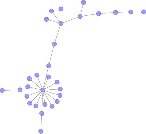 3 An Instance Of The Barabási Albert Model With 30 Nodes And Degree