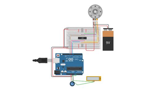 Circuit Design 06 Step Moter Tinkercad