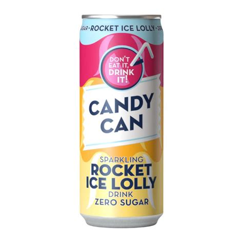 Candy Can Rocket Ice Lolly Drink 330 Ml Snaxies