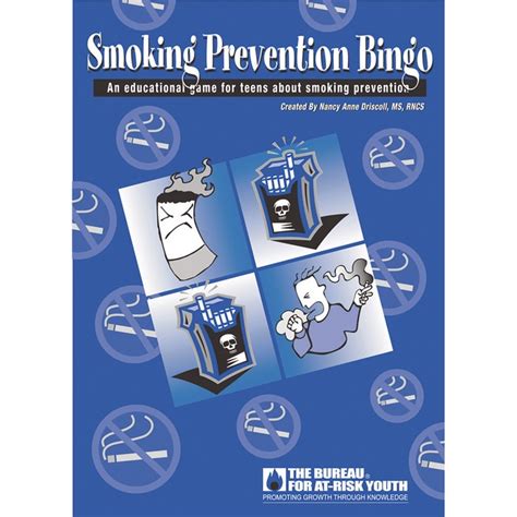 Smoking Prevention Bingo For Health Education Health Edco