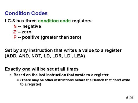 Chapter 5 The Lc3 Instruction Set Architecture Isa
