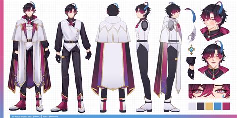 Character Design Reference Sheet By Ryx Rikkusu X Vgen