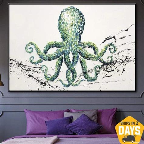 Abstract Octopus Drawing