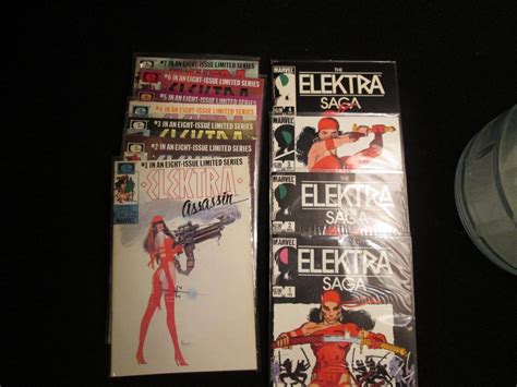 Marvel Epic Comics Elektra Assassin Issues 1 7 And Marvel Elektra Saga