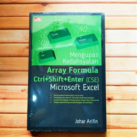jual mengupas kedahsyatan array formula ctrl shuft enter cse microsoft excel shopee indonesia