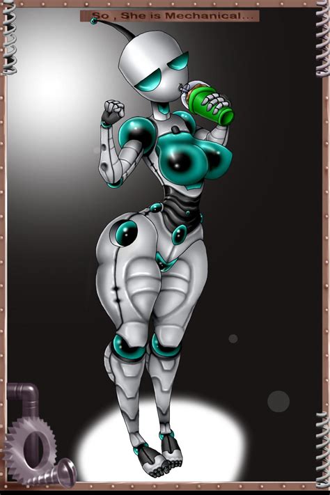 Rule 34 Antenna Anthro Color Drinking Female Female Only Gir Invader