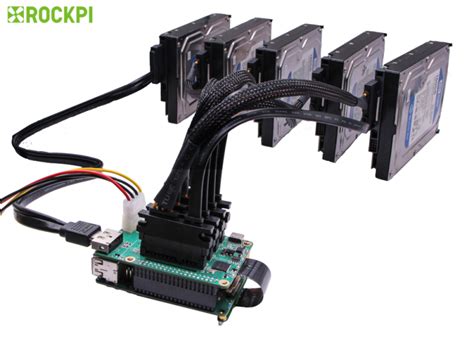 Raspberry Pi Powered Quad Nas With Radxa Sata Hat Artofit