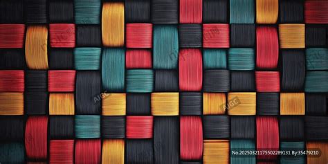 Ai创作图彩色 编织 纹理 图案 设计 艺术 视 多彩 几何 抽象 背景 纺织品 编织物 织物 昵图网