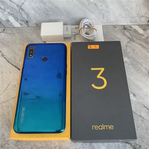 Jual Realme Ram Gb Gb Biru Bekas Fullset Resmi Second Shopee Indonesia