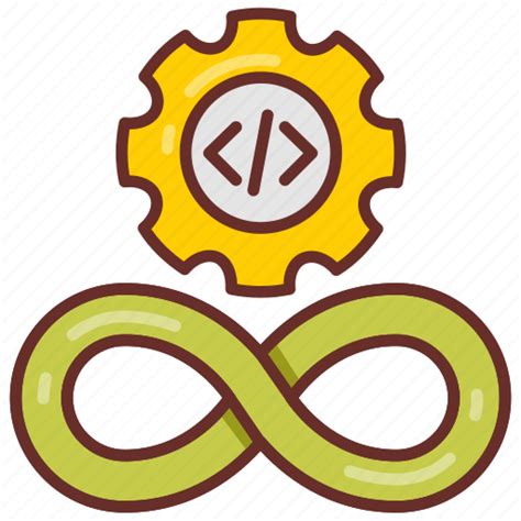 Continuous Integration Uniting System Ci Cd Delivery Icon