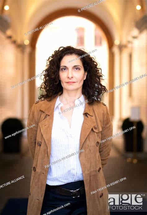 16 April 2019 Hamburg The Actress Proschat Madani As Susanne Eckhardt Is On Set During A