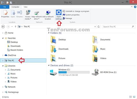 Open Pc Settings In Windows 10 Tutorials