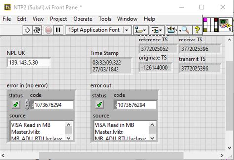 Solved How To Implement Ntp Time Packet Delay Correction Ni Community