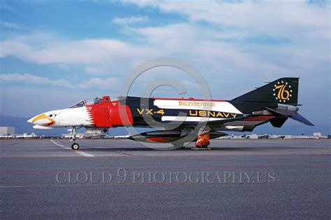 Us Navy F 4 Phantom Ii Airplanes In Bicentennial Color Scheme