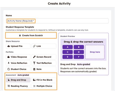 Creating And Adding Formative Assessment Questions Seesaw Help Centre