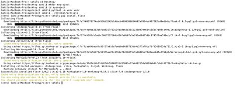 How To Install Flask Install Flask And Create Your First Web Application Dev Community
