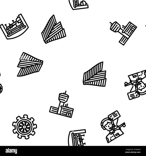 Aeronautical Engineer Aviation Vector Seamless Pattern Stock Vector Image And Art Alamy