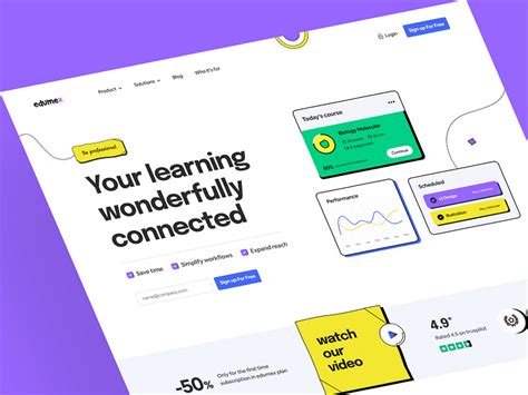 Edumex E Learning Header By Sayem🌟 For Piqo Design On Dribbble