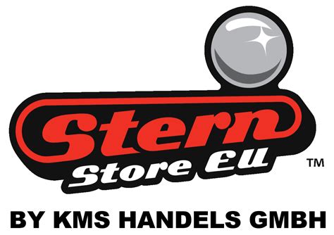 Stern Pinball Logo Coin Door Decal Stern Granfeldt