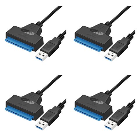 X Usb Sata Cable Black Walmart Com