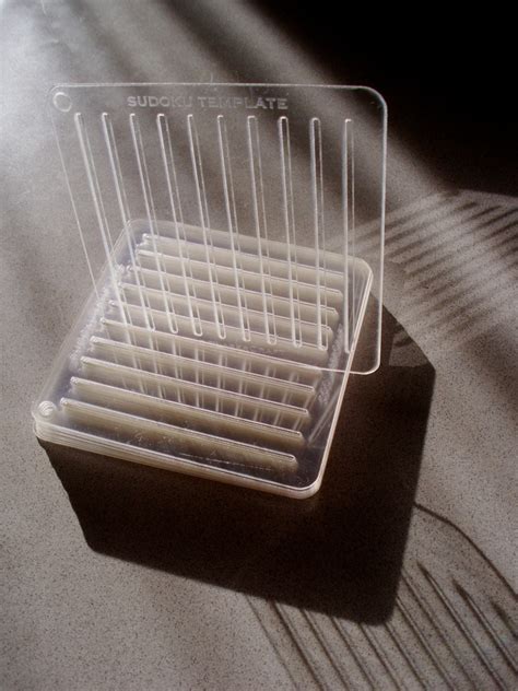 Sudoku Numbrix Tic Tac Toe Puzzle Grid Template Flexible Plastic Set Of Two Etsy