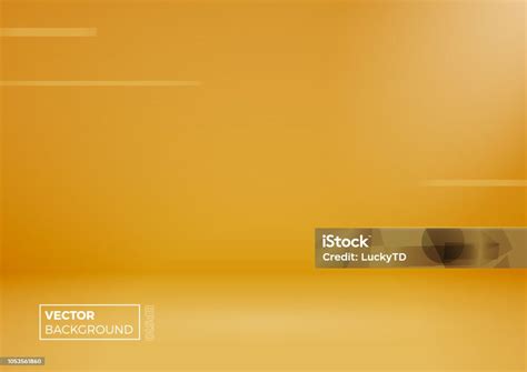 빈 방입니다 현대 추상 그라데이션 노란색 배경 복사 공간 벡터 일러스트 레이 션 0명에 대한 스톡 벡터 아트 및 기타 이미지 0명 가정의 방 공란 Istock